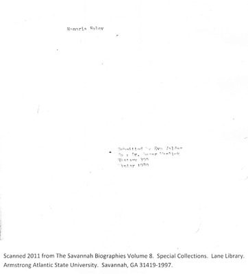 "Honoria Foley" by Eve Valdez