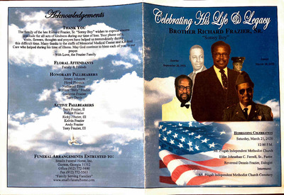 "Brother Richard Frazier Sr. "Sonny Boy""