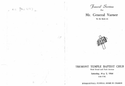 "Mr. General Varner"