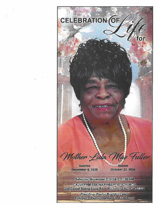"Mother Lula Mae Fuller"