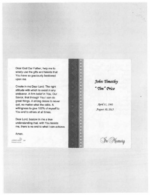 "John Timothy "Tim" Price"