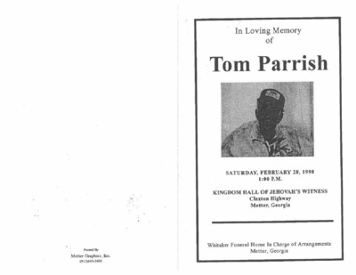 "Tom Parrish"