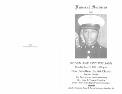 "Steven Anthony Williams"