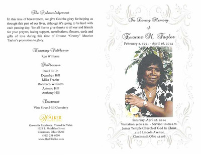 "Evonne M. Taylor"