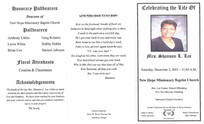 "Mrs. Shannon L. Lee"