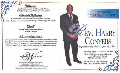 "Rev. Harry Conyers"