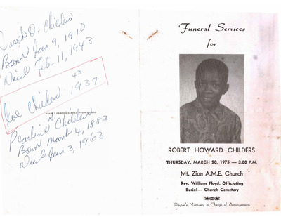 "Robert Howard Childers"