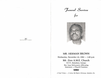 "Herman Brown"