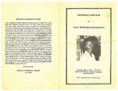 "Paul Edward Donaldson"