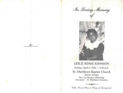 "Leslie Renee Johnson"
