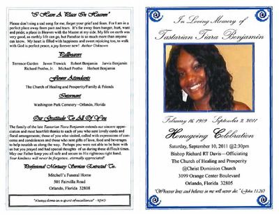 "Tastarian Tiara Benjamin"