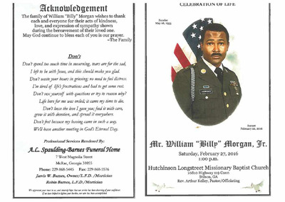 "William "Billy" Morgan Jr."