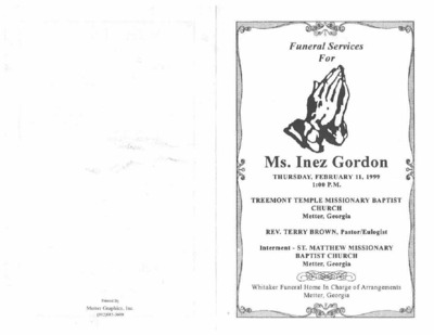 "Inez Gordon"