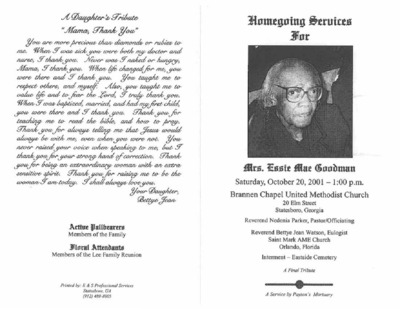 "Essie Mae Goodman"