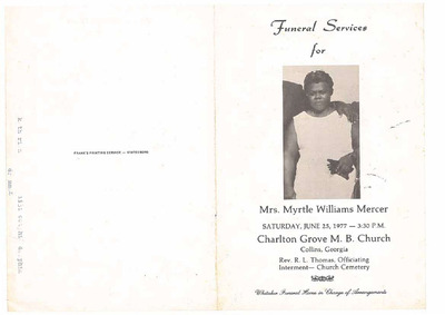 "Myrtle Williams Mercer"