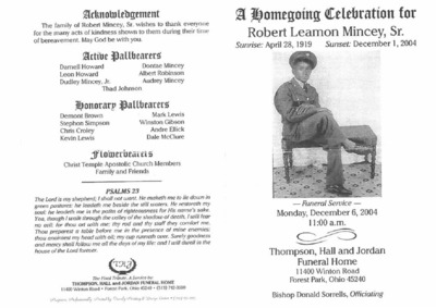 "Robert Leamon Mincey Sr."