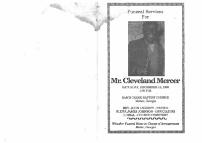 "Cleveland Mercer"