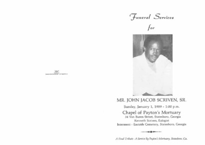 "John Jacob Scriven"