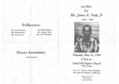 "James A. Sapp Jr."