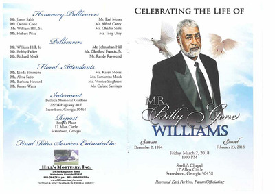 "Billy Gene Williams"