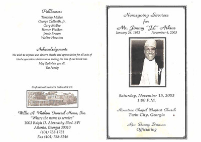 "Mr. Jimmy "JL" Atkins"