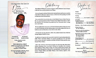 "Mr. Don Edwin Wilson, Sr."