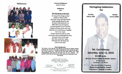 "Mr. Carl Mincey"