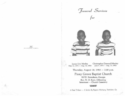 "Christopher Donsnell Mosley"