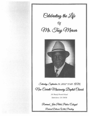 "Mr. Troy Mercer"