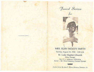 "Mrs. Ruby Moody Smith"
