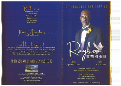 "Raybon Raymond Smith"