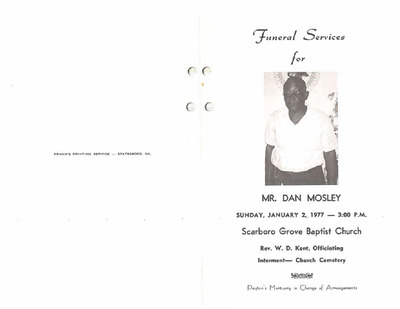 "Mr. Dan Mosley"