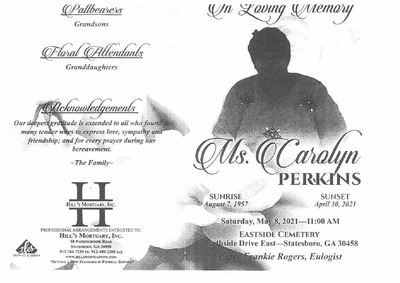 "Ms. Carolyn Perkins"