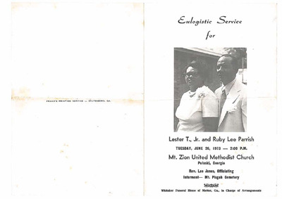 "Lester T. Jr. Parrish"