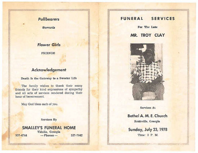 "Mr. Troy Clay"